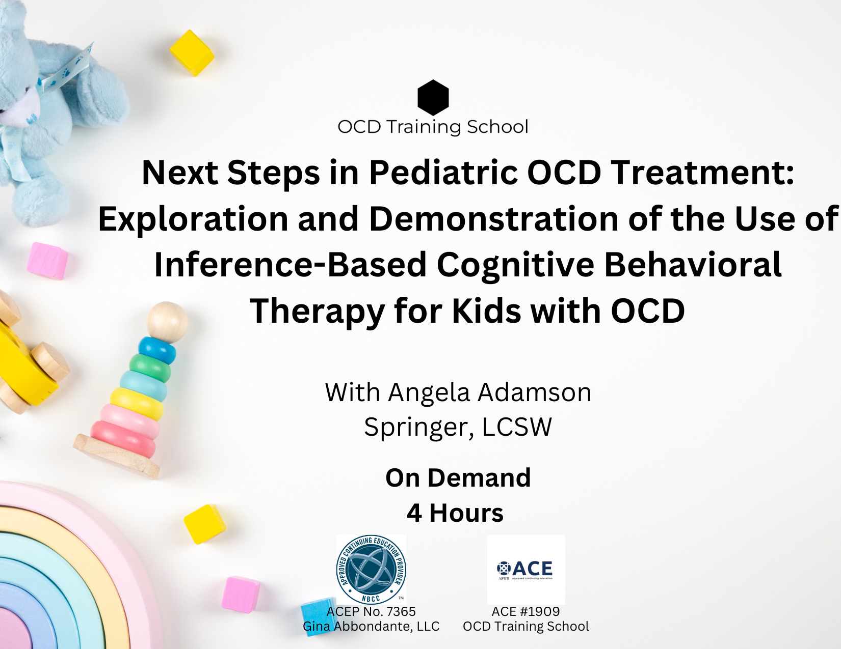 On Demand Courses For Therapists & Counselors | OCD Training School